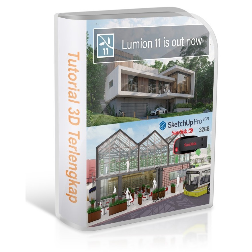Jual Flashdisk 32Gb Video Tutorial Mastering Lumion 11 Sketchup Vray Series | Shopee Indonesia