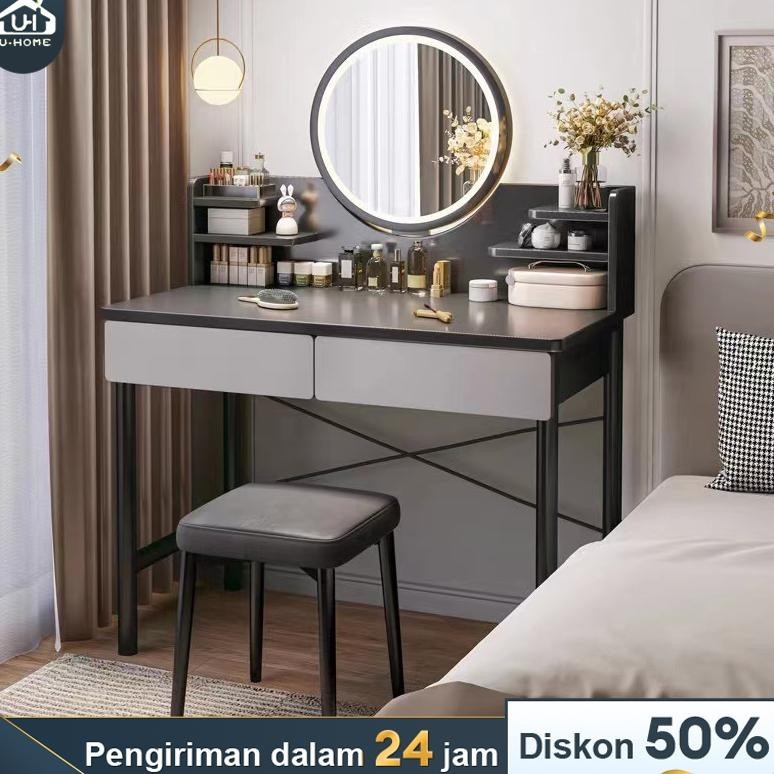 Jual Meja Rias Minimalis Lampu LED Meja Rias Meja Rias Modern | Shopee ...