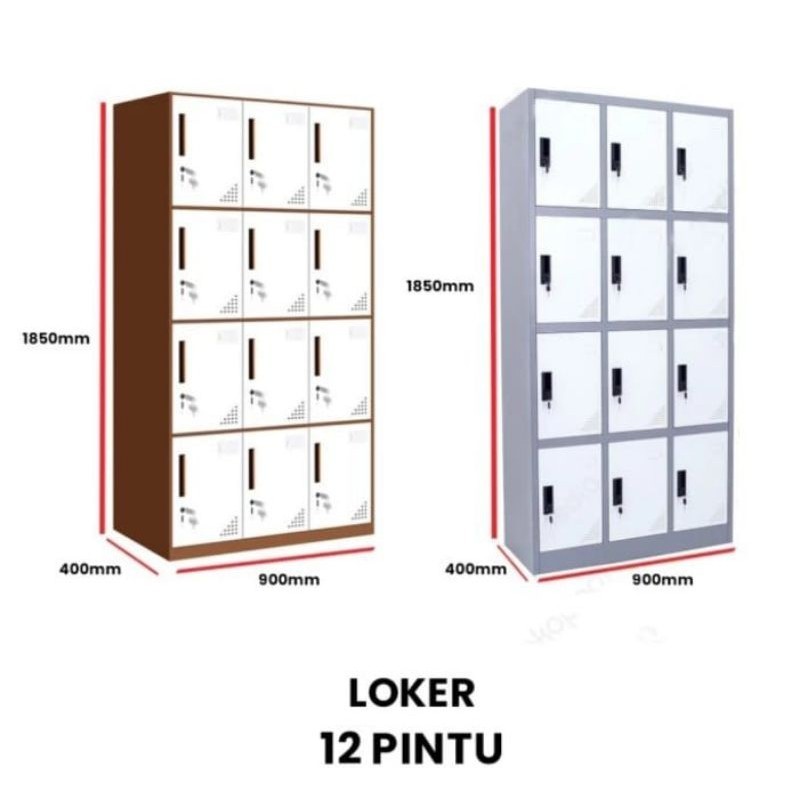 Jual LEMARI LOCKER 24 PINTU LOKER 12 PINTU LOKER 9 PINTU LEMARI ...
