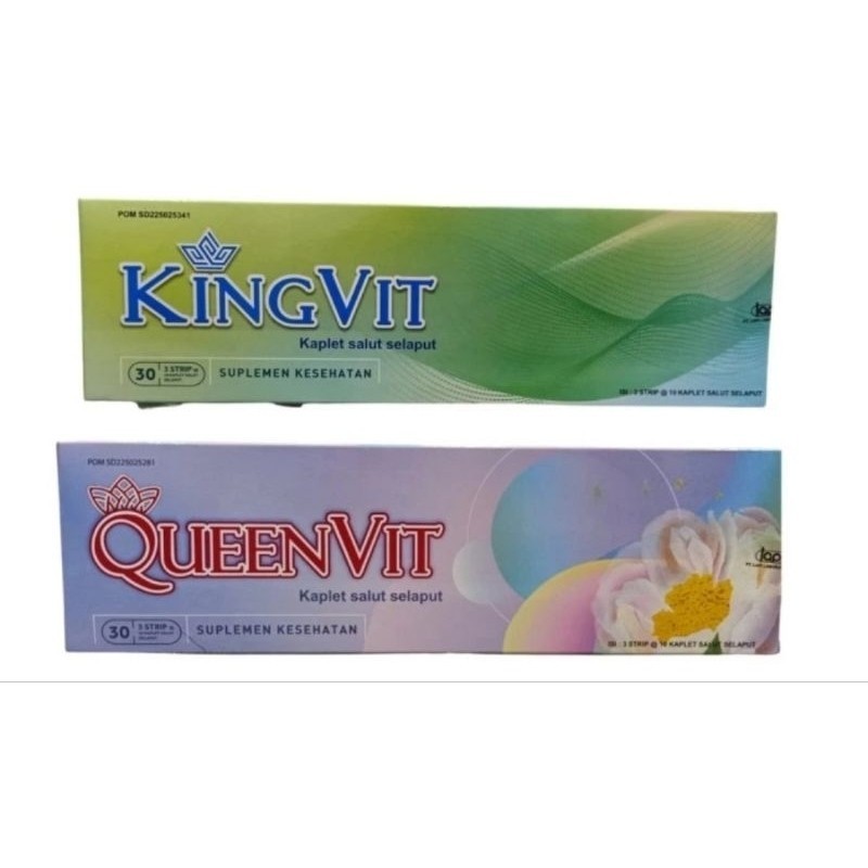 Jual PAKET KINGVIT BOX/STRIP & QUEENVIT BOX/STRIP | Shopee Indonesia