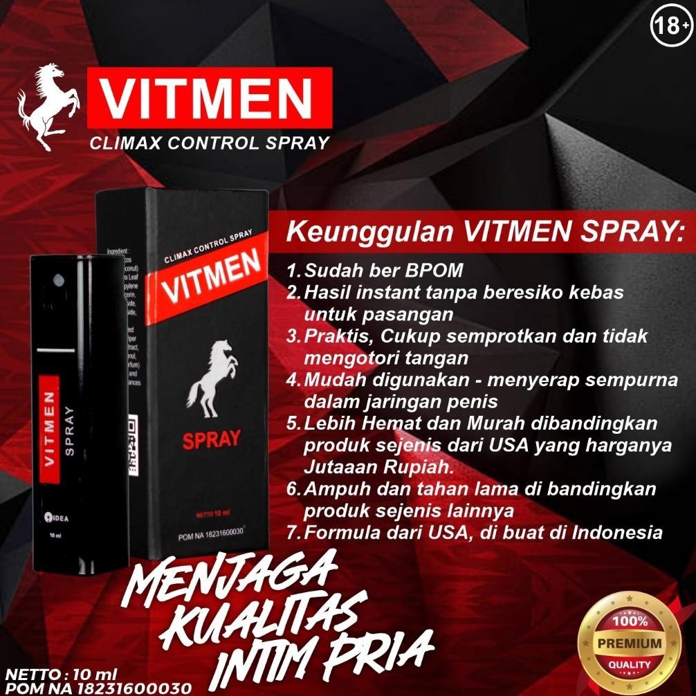 Jual staad.malls VITMEN SPRAY HERBAL KEMASAN EKONOMIS TAHAN LAMA VITMEN ...