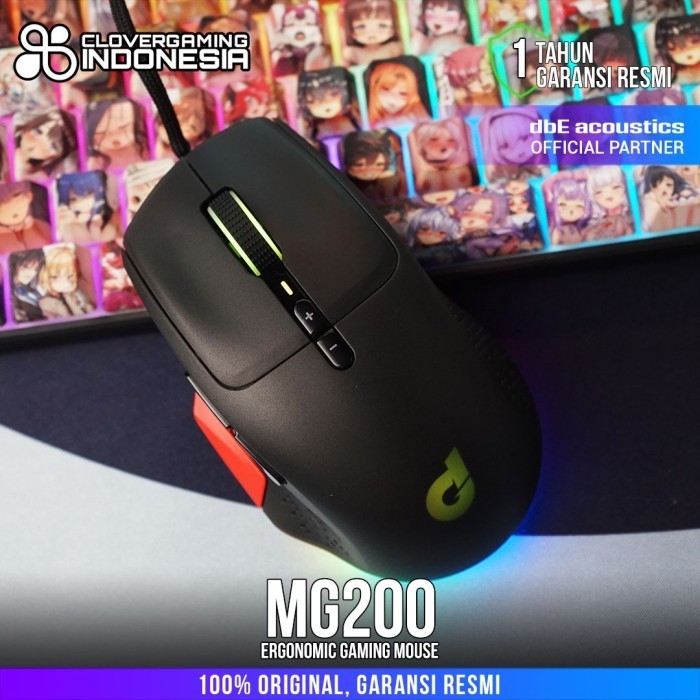 Jual Ready dbE MG200 Ergonomic - MG-200 Gaming Mouse | Shopee Indonesia