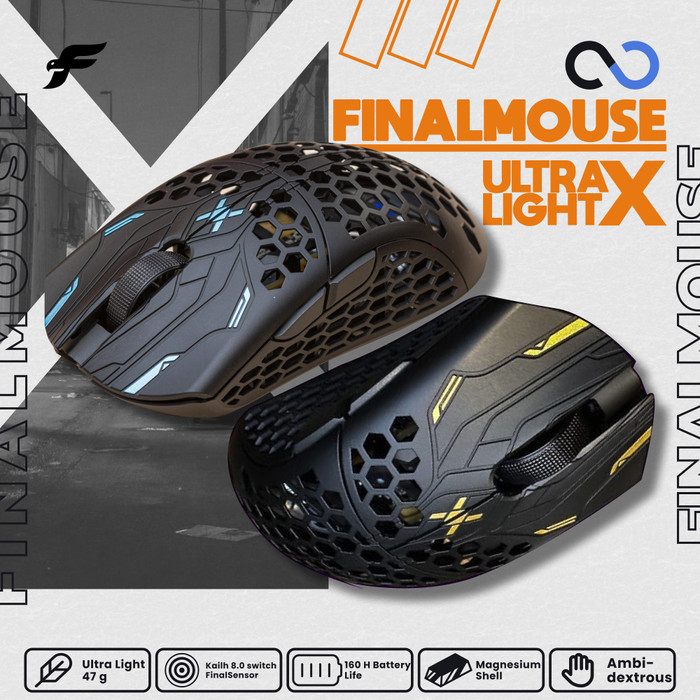 Jual Ready FinalMouse ULX UltraLightX Ultra Light Gaming Mouse Ori ...
