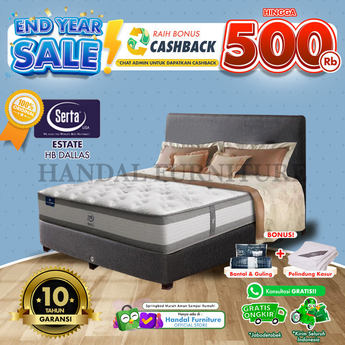 Jual Serta Set Kasur Spring Bed Estate 180X200 | Shopee Indonesia