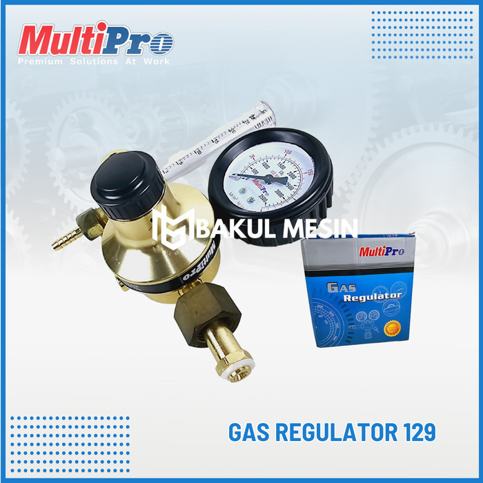 Jual MULTIPRO GAS REGULATOR 129 GAS CO2 + FLOW METER REGULATOR LAS ...