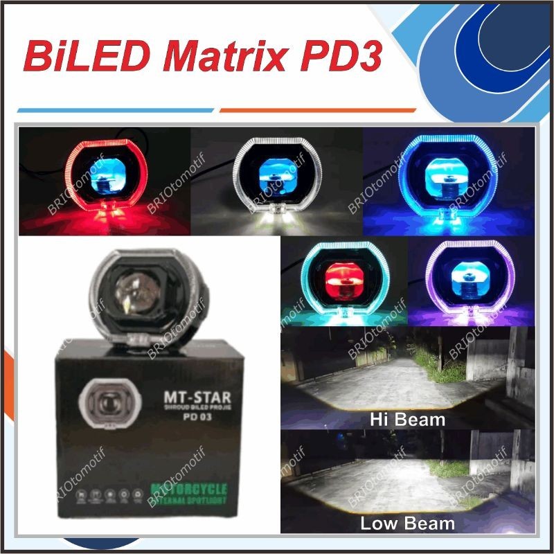 Jual BILED MT STAR MATRIX PD 03 X1 FLAT CUTOFF PAKET HEMAT KOMPLIT ...