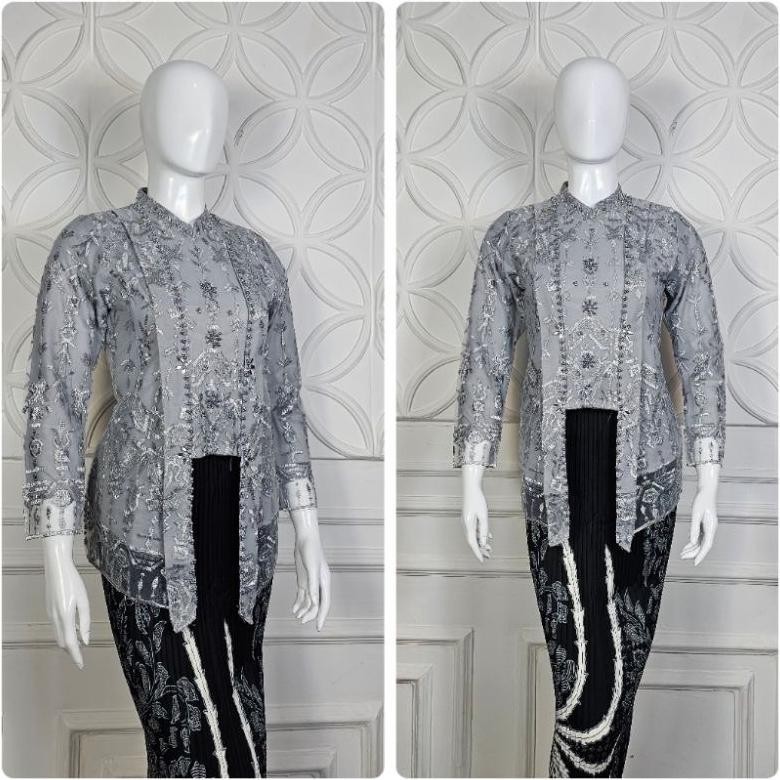 Jual sr-32 Kebaya Kutu Baru Krah Sanghai Kebaya Tille Kebaya Wisuda Kebaya Modern Kebaya Payet ...