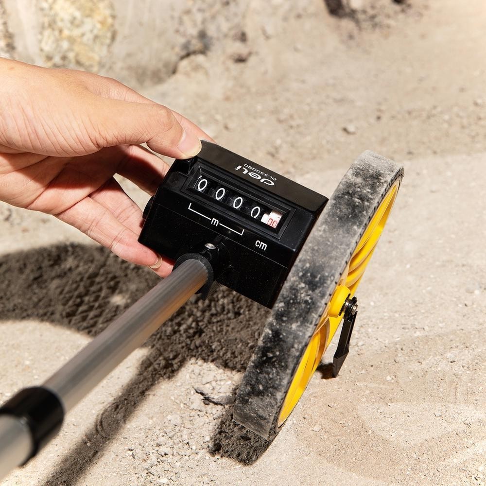 Jual wdr-75 Deli Measuring Wheel / Meteran Dorong Jalan 1 Roda Akurat ...