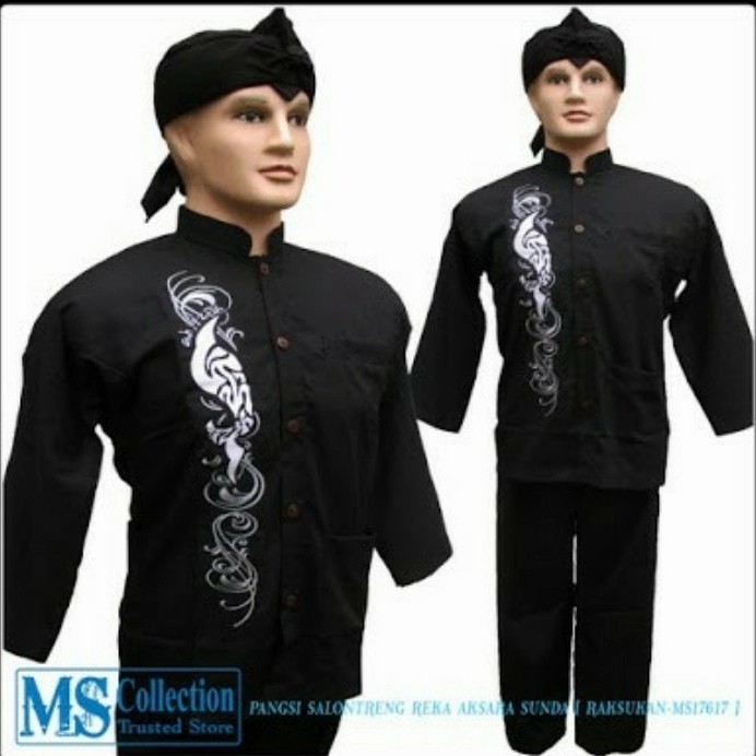 Jual baju pangsi sunda rekaan aksara sunda | Shopee Indonesia