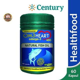 Jual Om3 Heart Omega 3 isi 30 dan 60 Kapsul/Omega 3/EPA/DHA/MINYAK IKAN ...