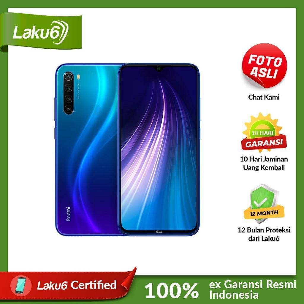 Jual Xiaomi Redmi Note 8 6GB/128GB Bekas Resmi Indo | Shopee Indonesia