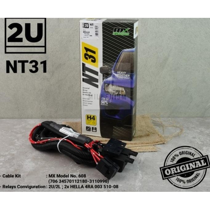 Jual HARGA DISC - Kabel Set Relay HELLA Original Untuk Lampu Mobil 2 / ...