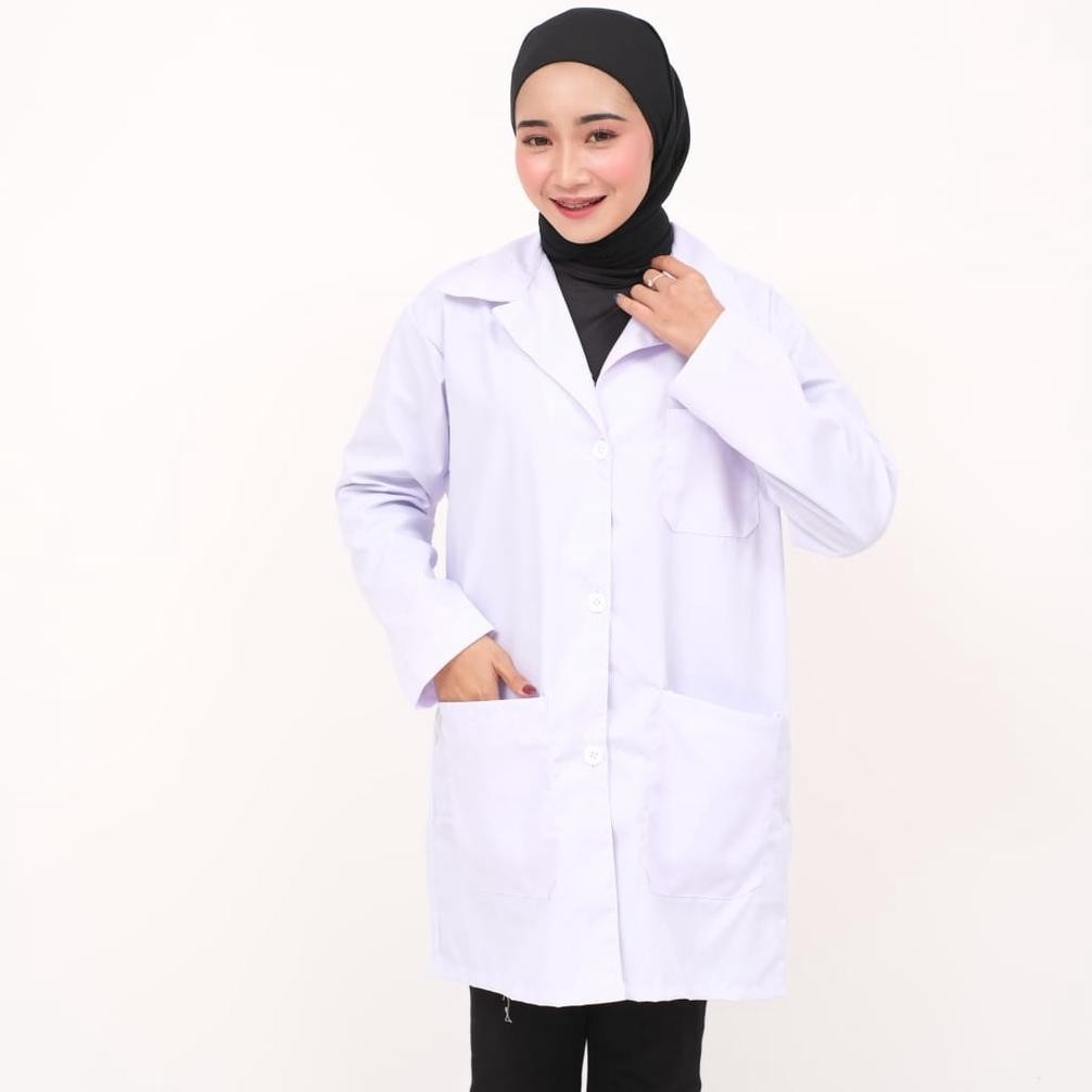 Jual PROMO Jas laboratorium jas lab, baju lab baju laboratorium ia-76 ...