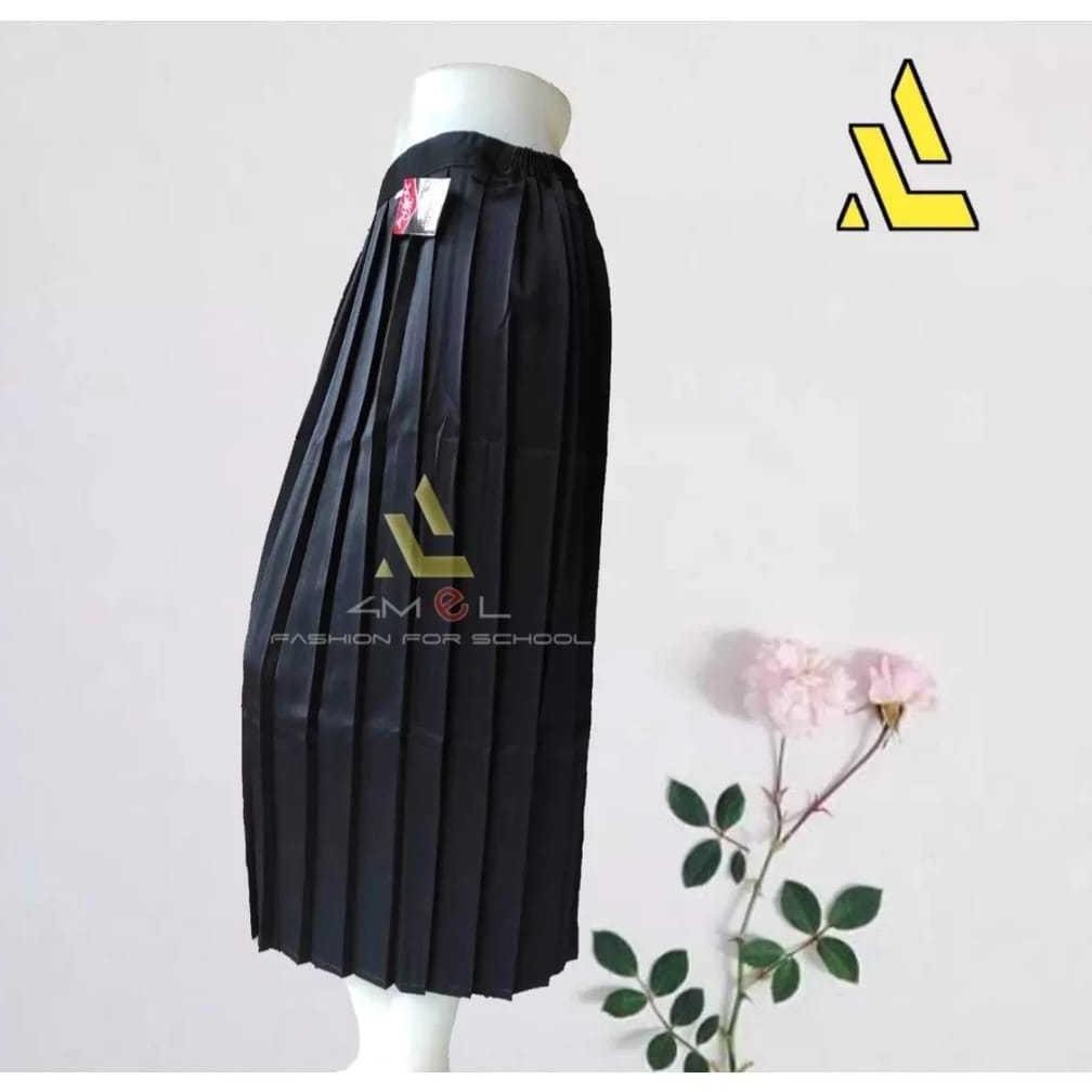 Jual dg-4 Rok panjang Merah model RA(rempel/lipit dari atas/full) Seragam sekolah SD terbaik ...