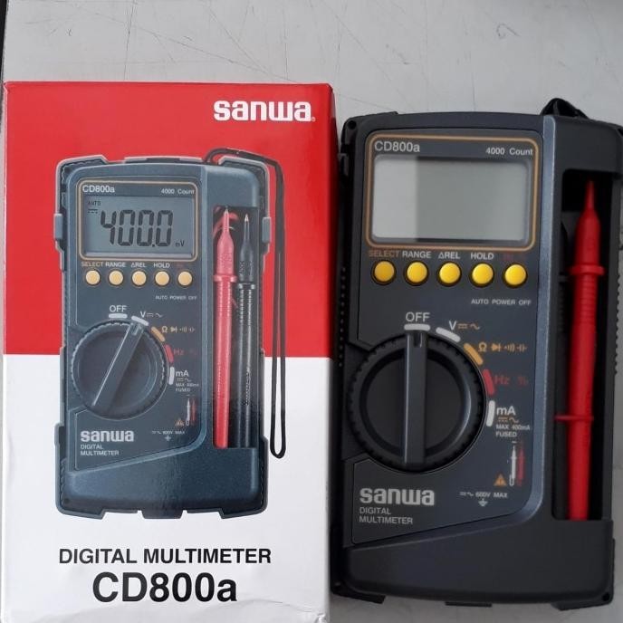 Jual NEW Sanwa Digital Multitester / Multimeter CD800a / Avometer CD ...
