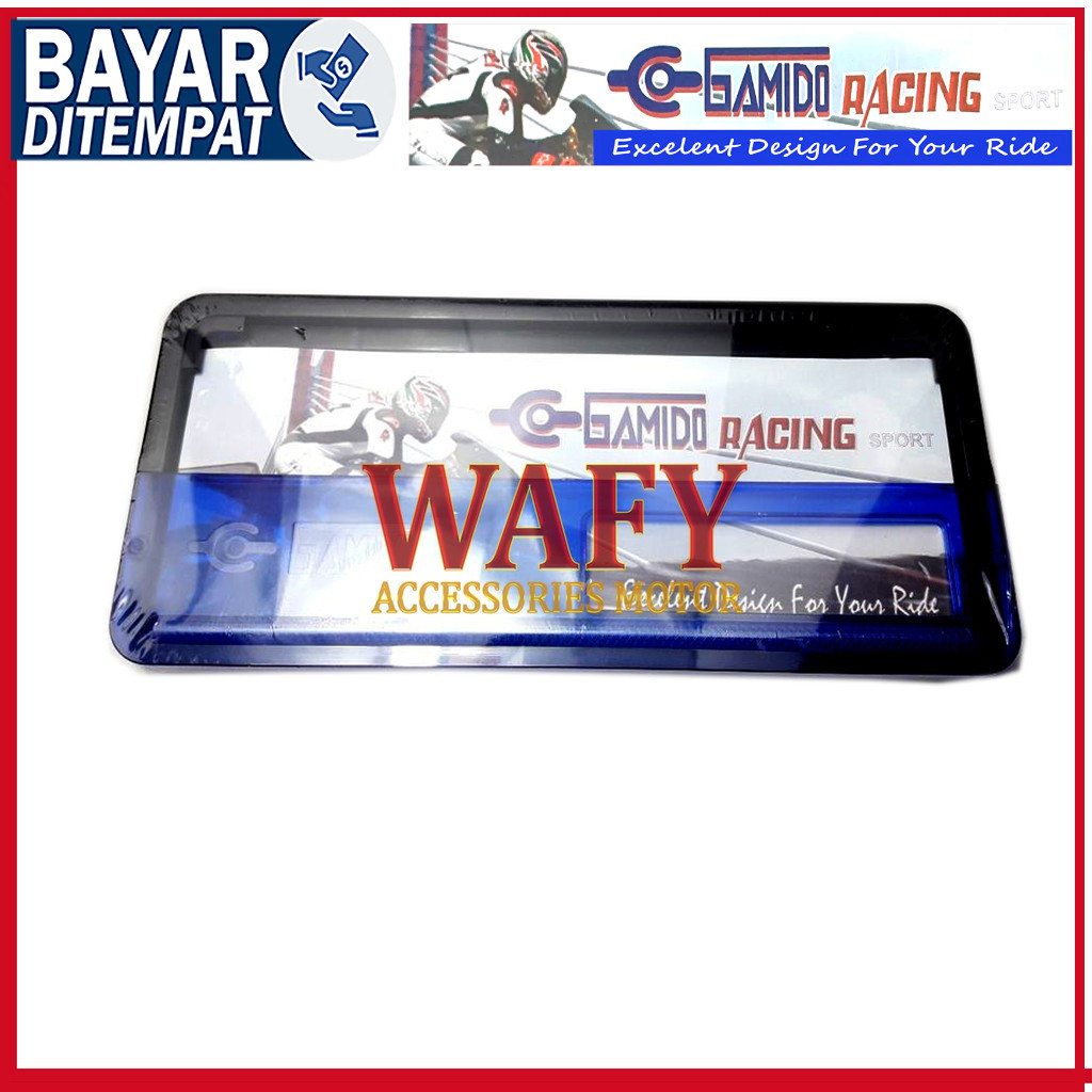 Jual Cover Plat Nomor Motor /Bingkai Plat Nomor Motor Model Datar ...