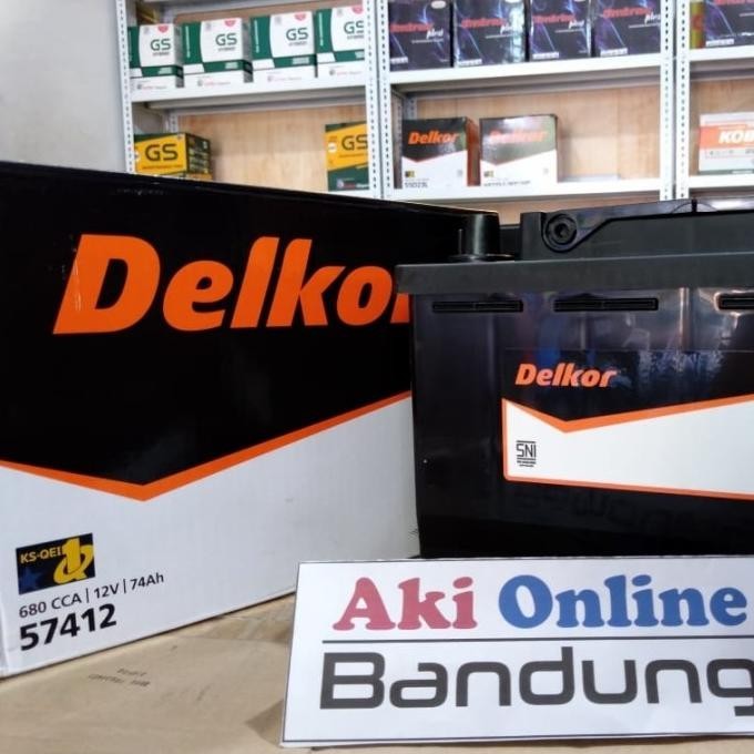 Jual Aki mobil Inova reborn Fortuner Vrz BMW Mercedes DELKOR 57412/ ...
