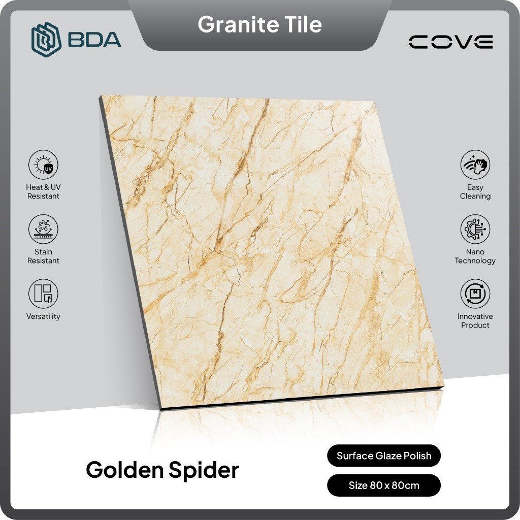 Jual BDA Granite Tile Granit 80x80 Keramik Lantai Keramik Dinding ...