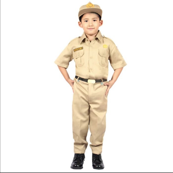Jual baju PNS anak seragam pns anak kostum pegawai negri anak profesi ...