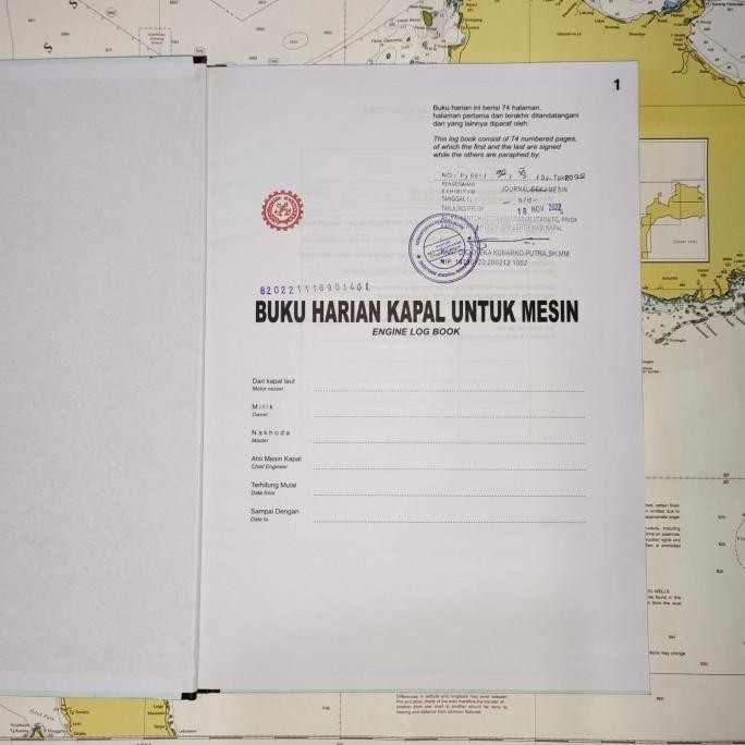 Jual [New] Buku Harian Kapal Untuk Mesin / Engine Log Book / Buku ...