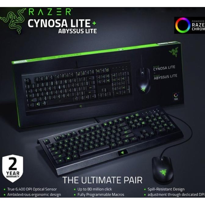 Jual HARGA DISC - Razer Cynosa Lite and Abyssus Lite Gaming Keyboard ...
