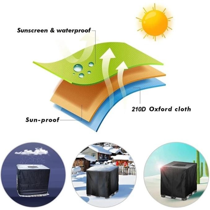 Jual Dustproof Cover Set Penutup Tangki Air 1000 Liters Ibc Tangki Ibc ...