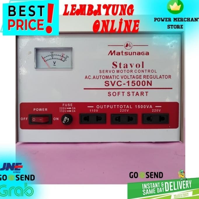 Jual Matsunaga Stabilizer 1500 Watt / Stavol Svc-1500N Terbaru | Shopee Indonesia