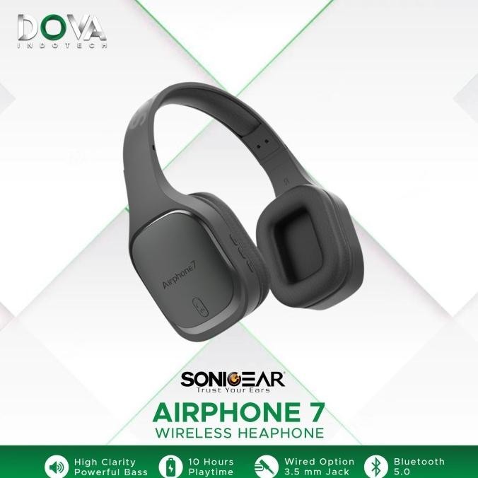Jual Sonicgear Airphone 7 Headphone Bluetooth With Mic | Shopee Indonesia