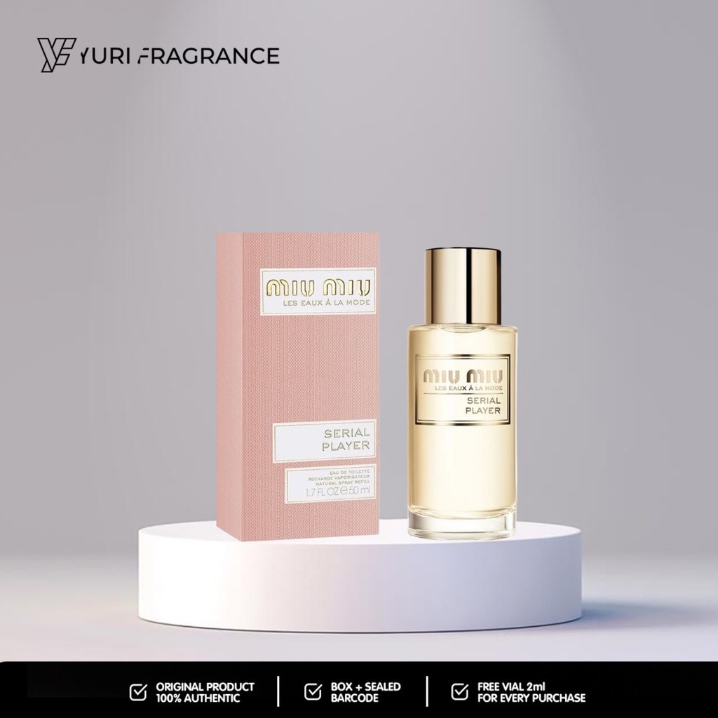 Jual Miu Miu Serial Player EDT 50ml Original Box Segel Lengkap | Shopee ...