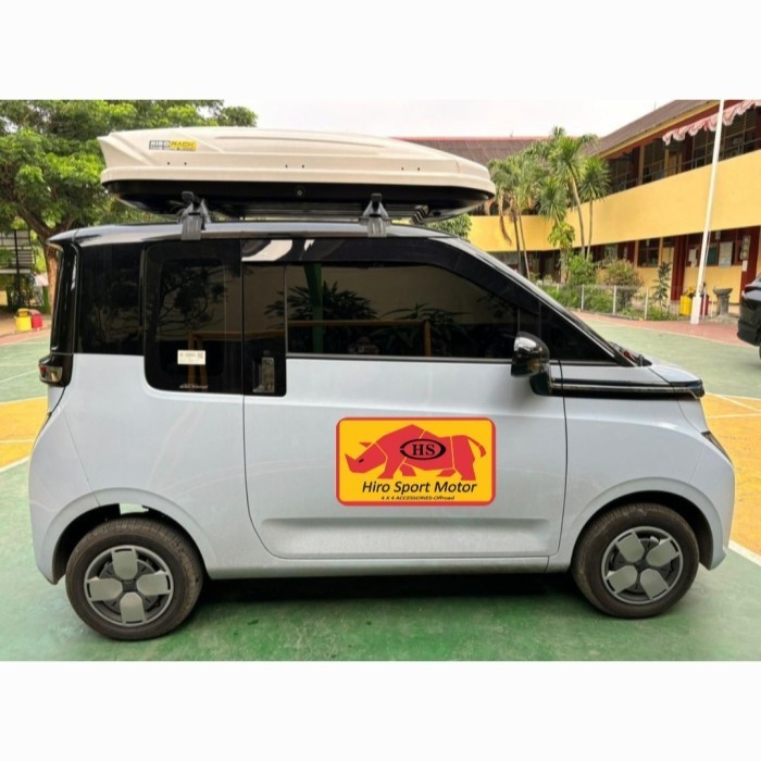 Jual paket roof box dan cross bar wuling air ev Hiro Motor | Shopee ...