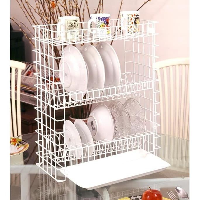 Jual Rak Piring Tarik 3 Susun + Tatakan Modelin Kitchen Set Bawah ...