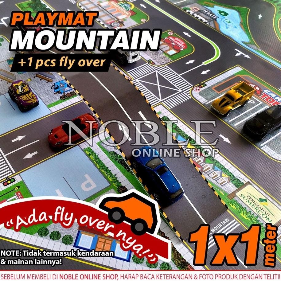 Jual BARUU PLAYMAT MOUNTAIN ROAD MAP NEO MOBIL CAR MAINAN PETA JALAN ...