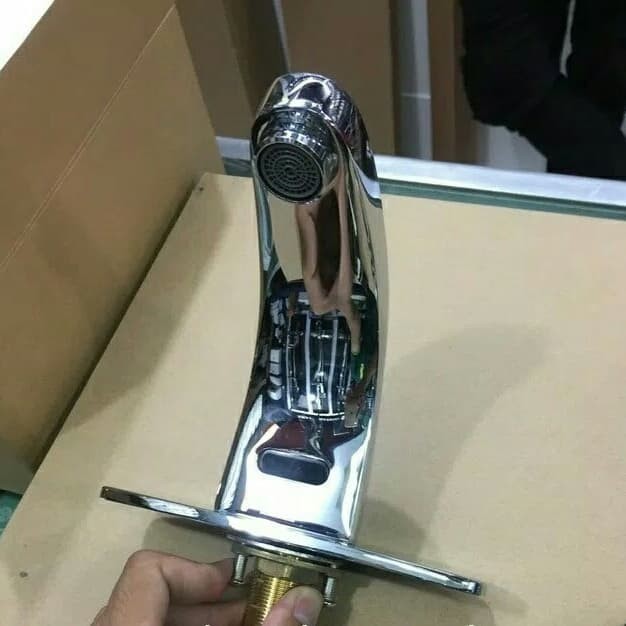 Jual Mantab Kran Wastafel Sensor Automatic Kuningan Model Toto Kran Otomatis | Shopee Indonesia