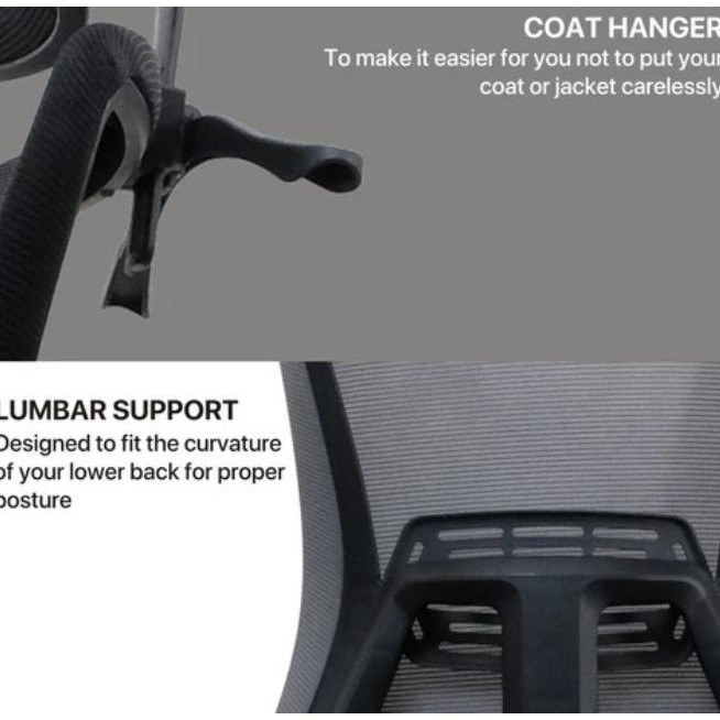 Jual FANTECH OCA258 OCA-258 Office Chair Kursi Kantor Ergonomis HNT ...