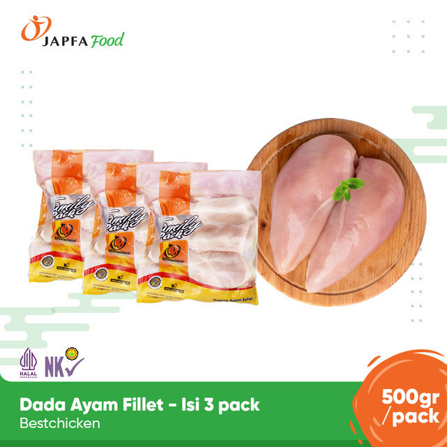 Jual Bestchicken Dada Ayam Fillet - Dada Ayam Boneless Tanpa Kulit 500 ...