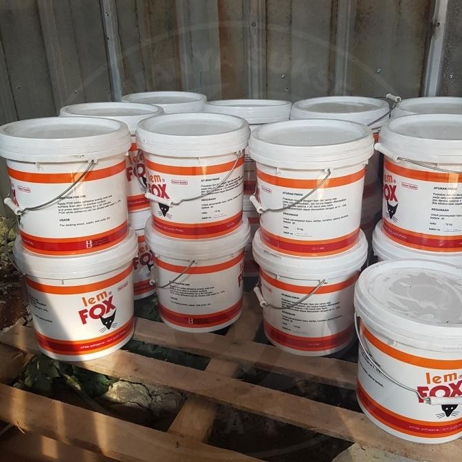 Jual LEM FOX PUTIH EMBER 10 KG | Shopee Indonesia