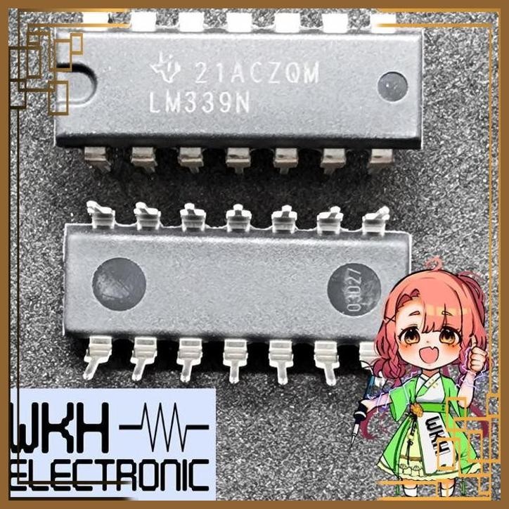 Jual [WKH] ORIGINAL LM339 LM339N DIP-14 LOW OFFSET QUAD DIFFERENTIAL COMPARATOR | Shopee Indonesia