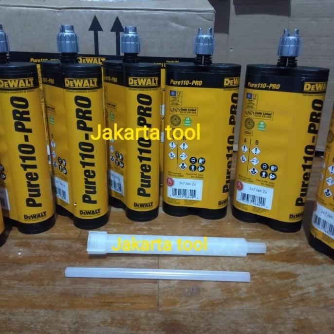 Jual Chemical anchor dewalt pure 110 Pro / Lem beton / Lem epoxy 620ml ...