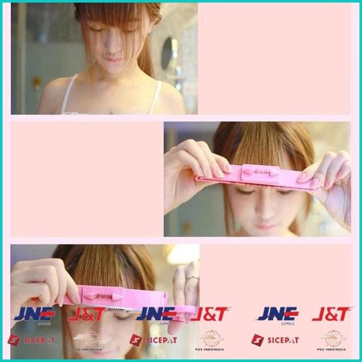 Jual APPO ALAT BANTU POTONG PONI BANGS RULER BANG CLIP KLIP PONI RATA ...