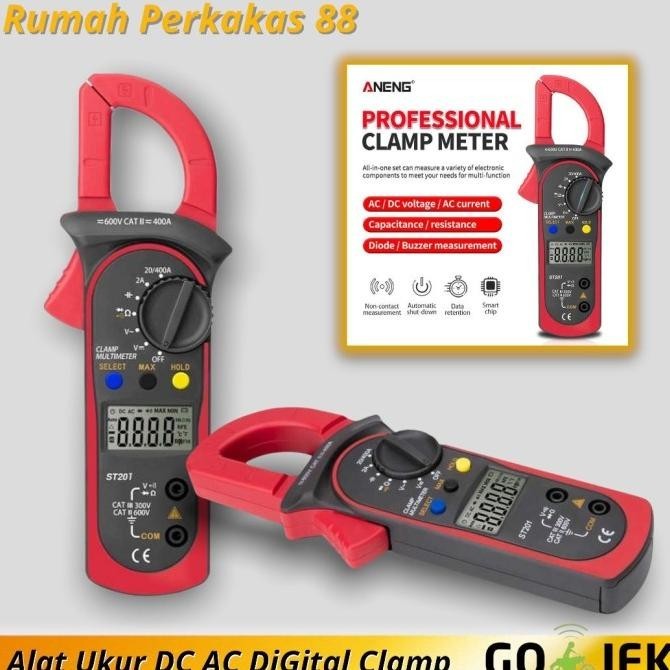Jual Alat Pengukur Dc Ac Digital Clamp Multimeter/Tang Amper /Ampere | Shopee Indonesia
