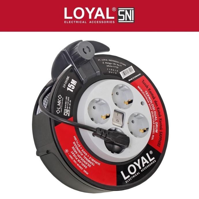 Jual Kabel Roll (Ly-131Sk) (Panjang Kabel 15M+Saklar Indikator) (Sni ...