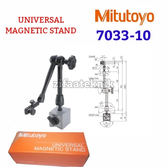 Jual Ready Stock! Mitutoyo 7033-10 Universal Flexible Magnetic Stand ...