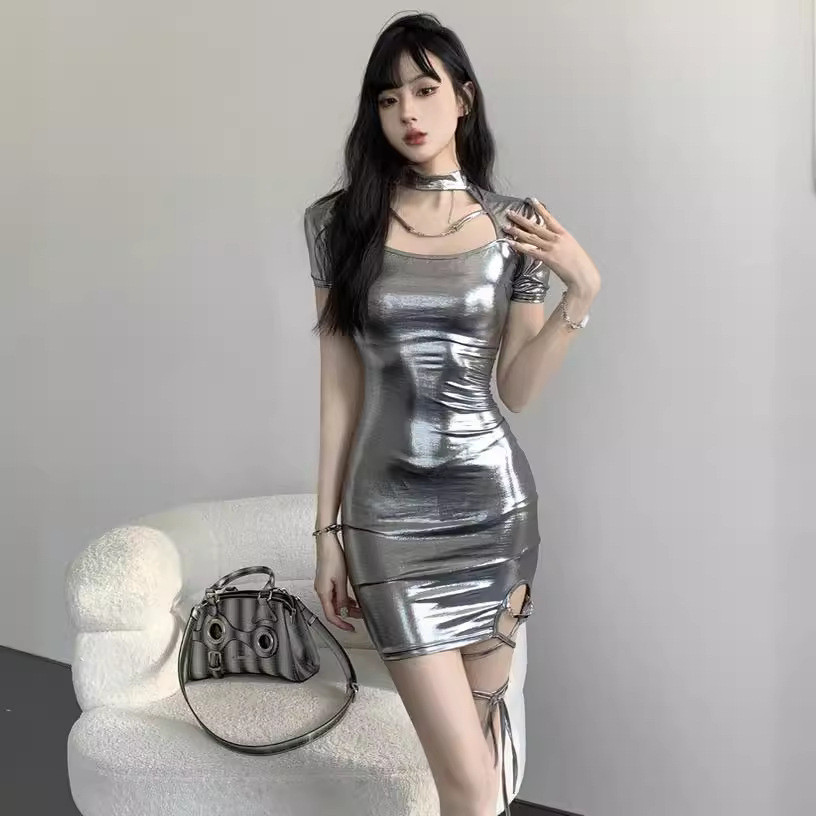 Jual Sister Jia Silver Technology Stretch Dress | Shopee Indonesia