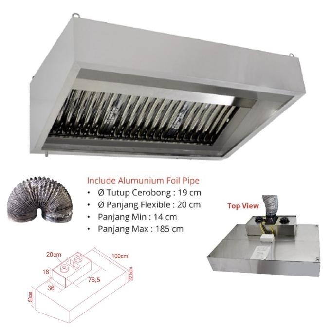 Jual [Ready Stock] Getra Ch-200M Cooker Hood / Wall Mounted Hood / Alat ...