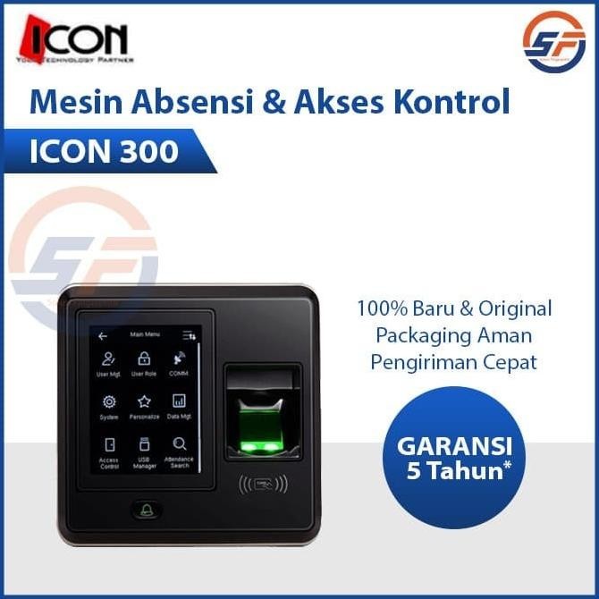 Jual [Ready Stock] Mesin Absen Dan Akses Kontrol Icon 300 Mesin Absensi ...