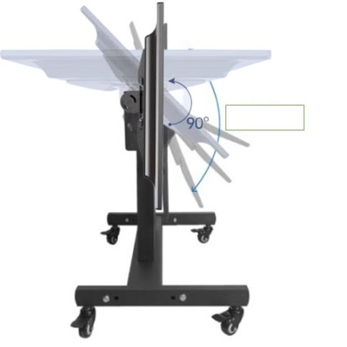 Jual [New] Stand Panggung 32-65 Inch Roda Stand Floor Tv Lcd Led ...