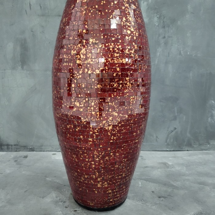 Jual Gra Guci Kaca Mosaik Deco Vasu Tinggi 70 Cm Kerajinan Tangan Gk001 ...