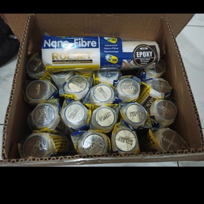 Jual busa roll cat Tipe Epoxy/Cat minyak 9 inc K02 | Shopee Indonesia