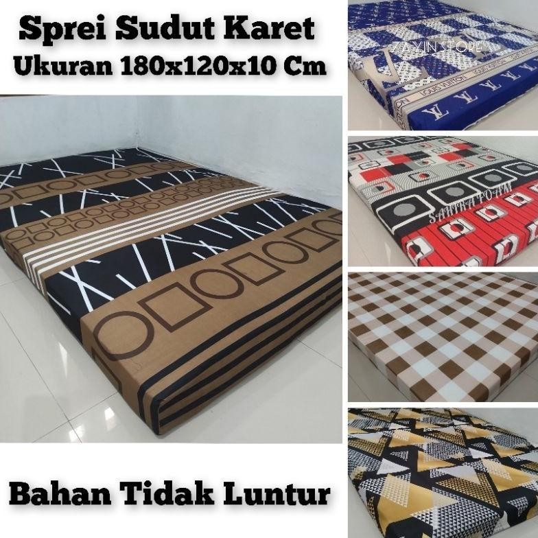 Jual CR - Sprei Kasur Ukuran 180x120x10/ 120x180x10 Cm. Bahan Lembut ...