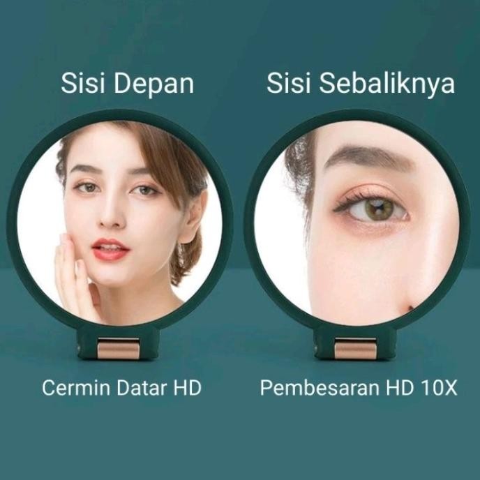 Jual CERMIN RIAS 2 SISI DOUBLE SIDE 10X ZOOM CERMIN MAKE UP PEMBESARAN ...